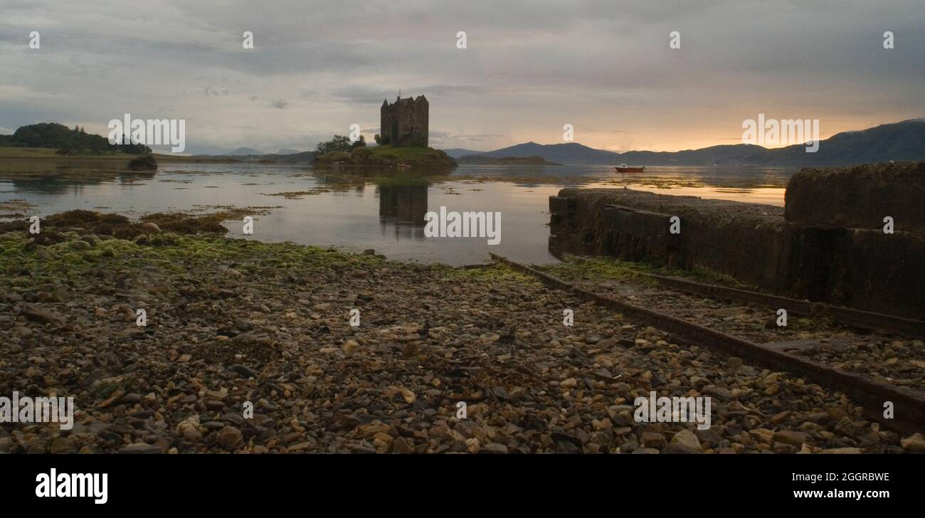 Castle Stalker, Appin, Scotland Stock Photo - Alamy