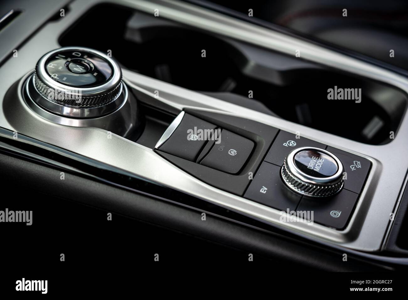 DIEDERSDORF, GERMANY - AUGUST 21, 2021: The details of interior of mid ...