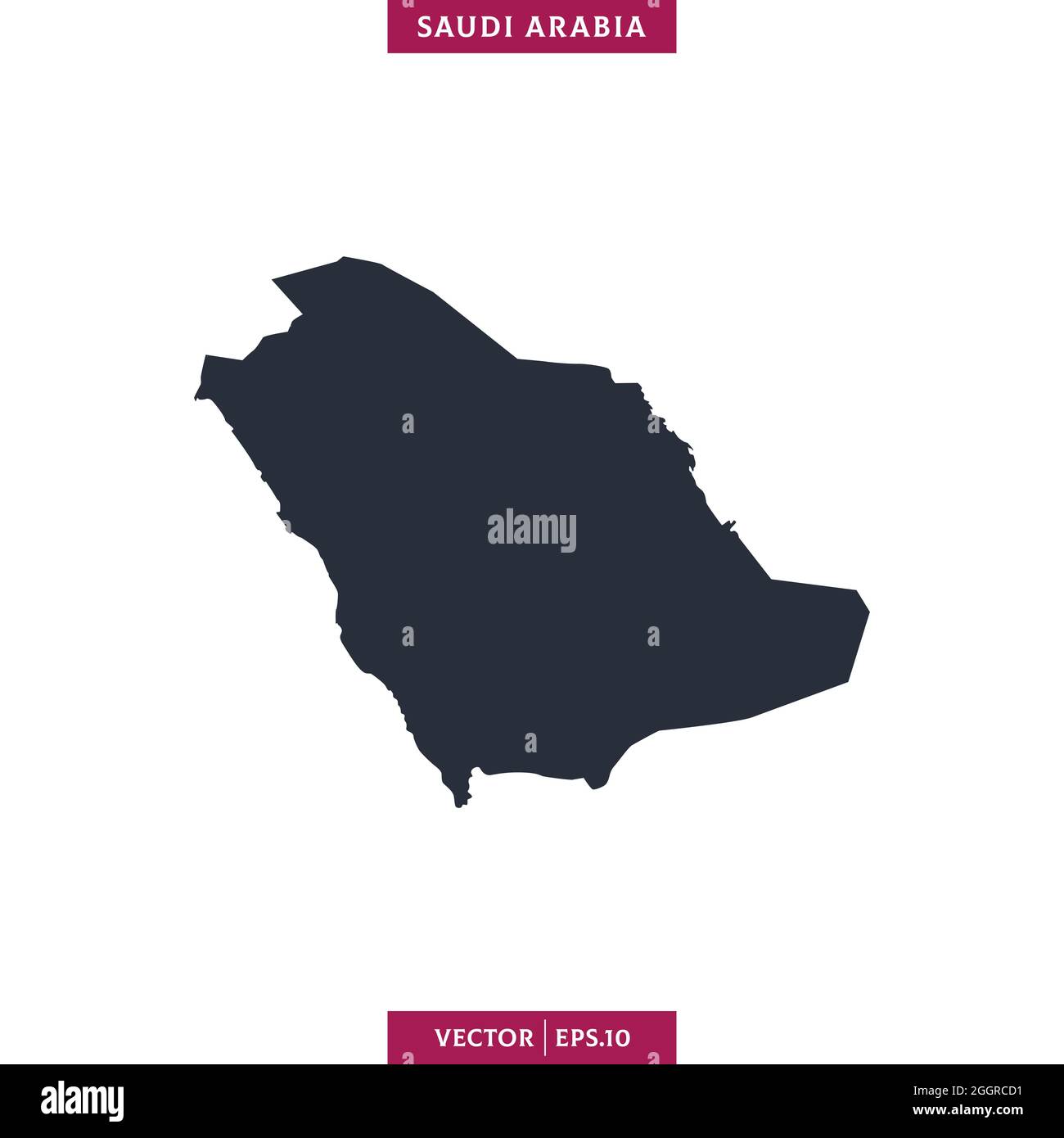 Saudi arabia map template Stock Vector Images - Alamy
