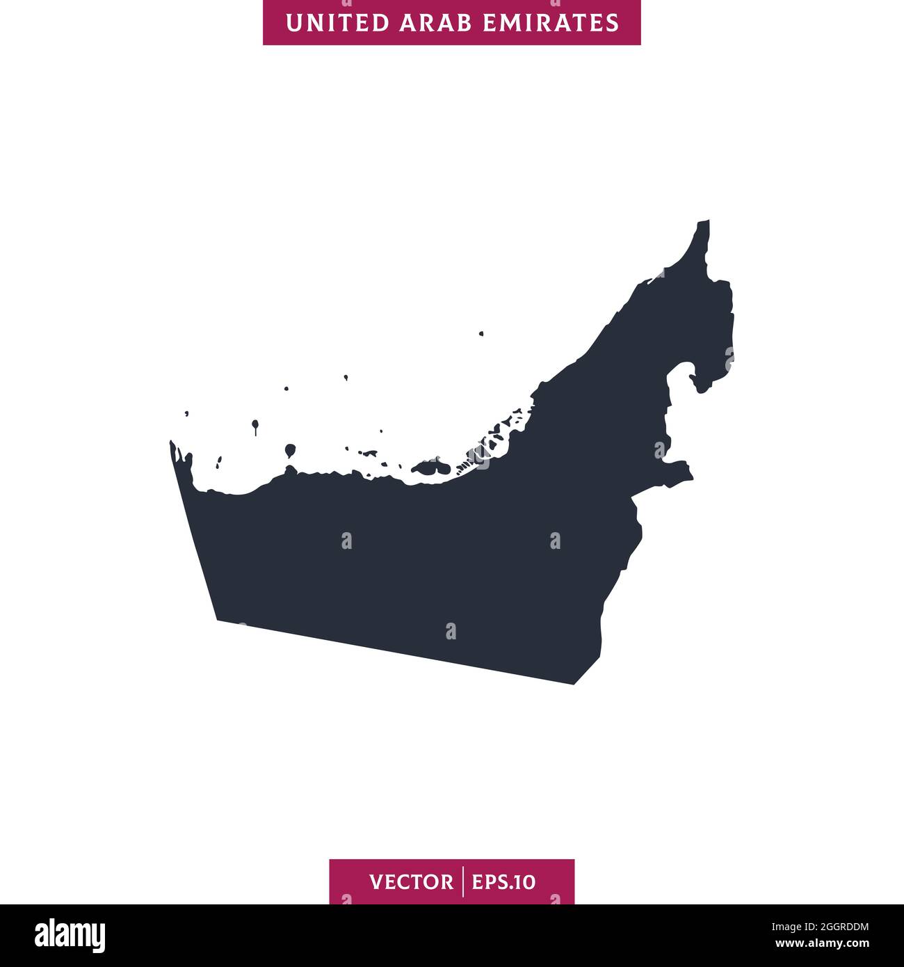 Uae map Stock Vector Images - Alamy