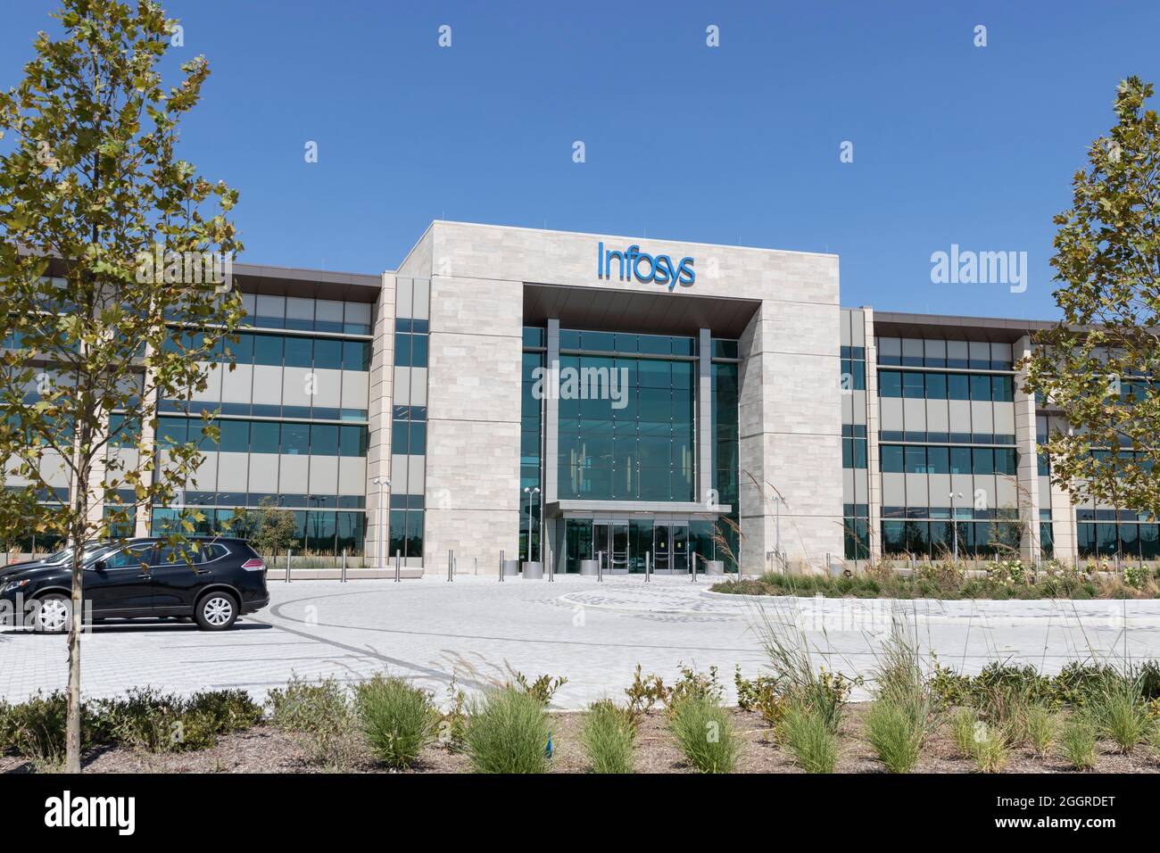 Indianapolis - Circa September 2021: Infosys U.S. Education Center ...