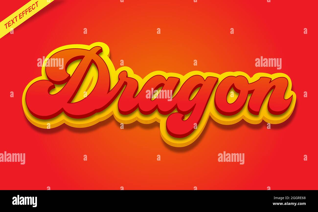Neon red dragon sign hi-res stock photography and images - Alamy