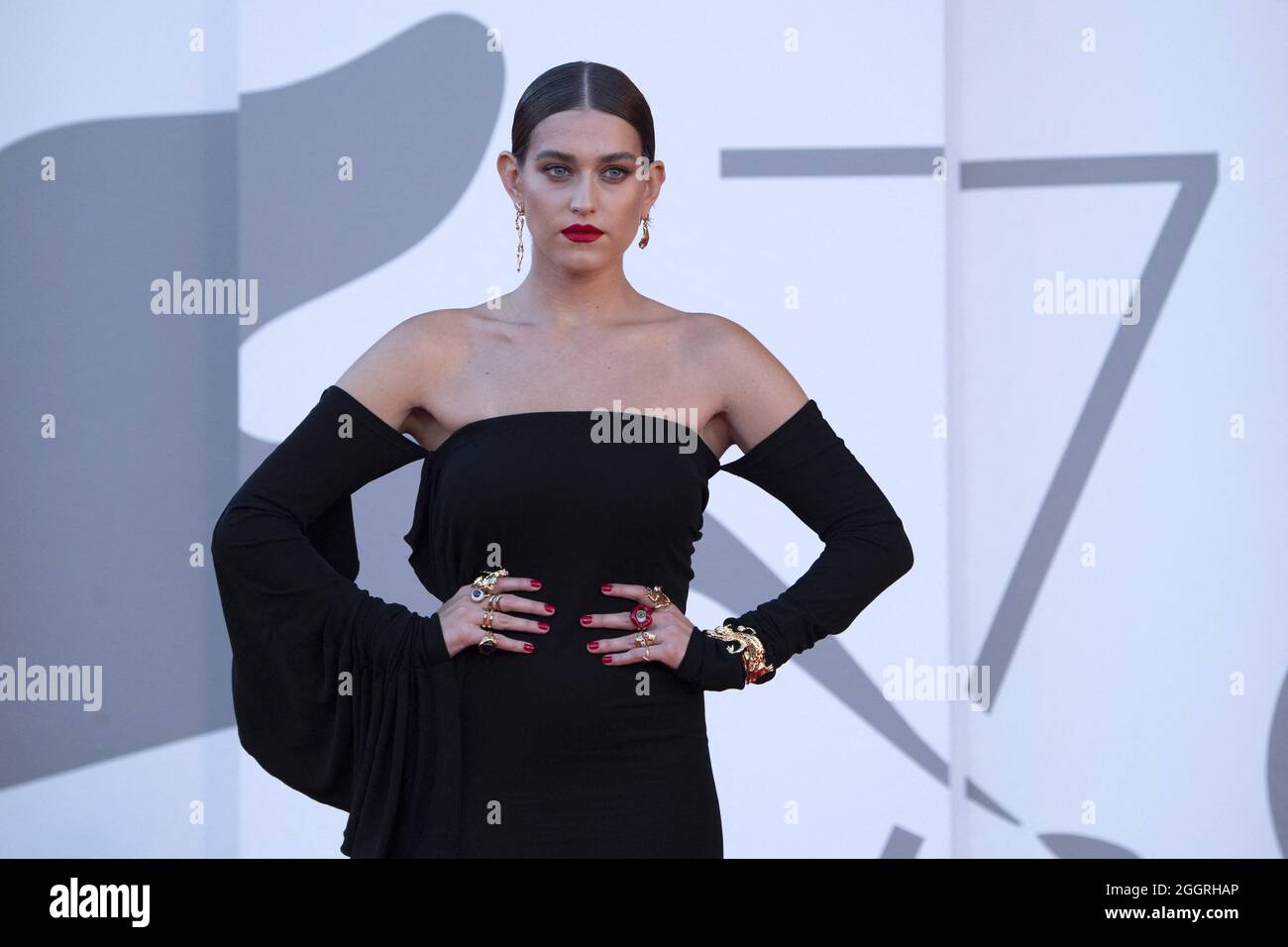 Gaia Gozzi attending E Stata La Mano Di Dio Premiere as part of the ...