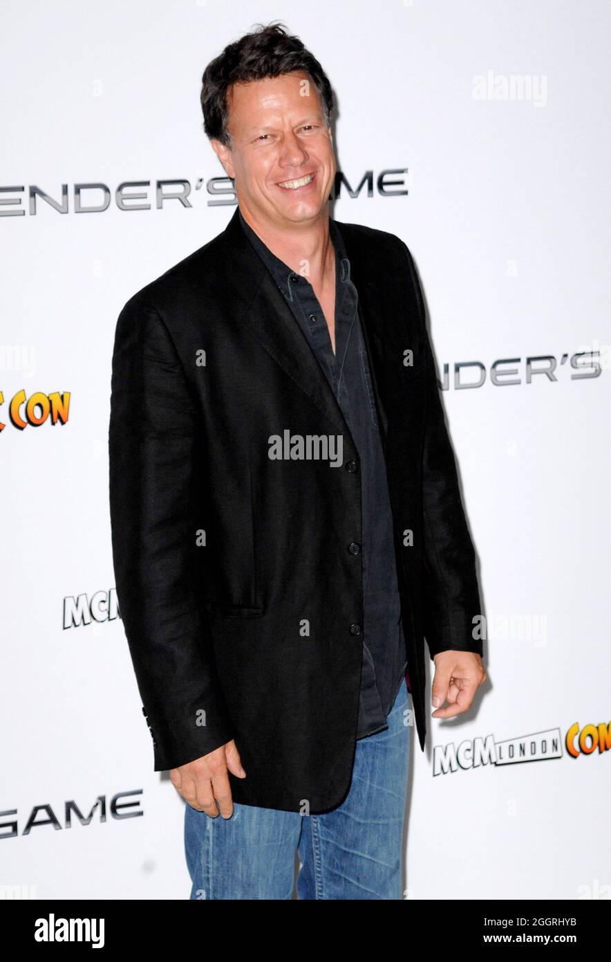 London. UK. Gavin Hood at the Enders Game Q & A Photocall , at Odeon ...