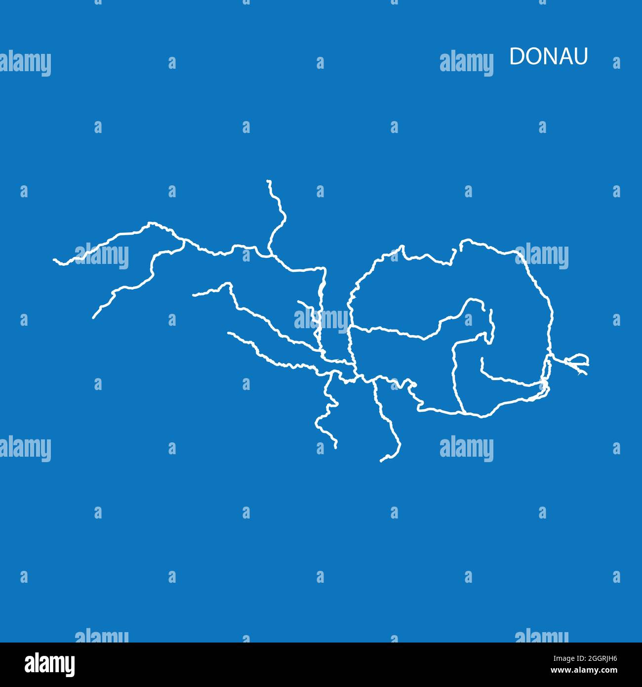Donau river Stock Vector Images - Alamy