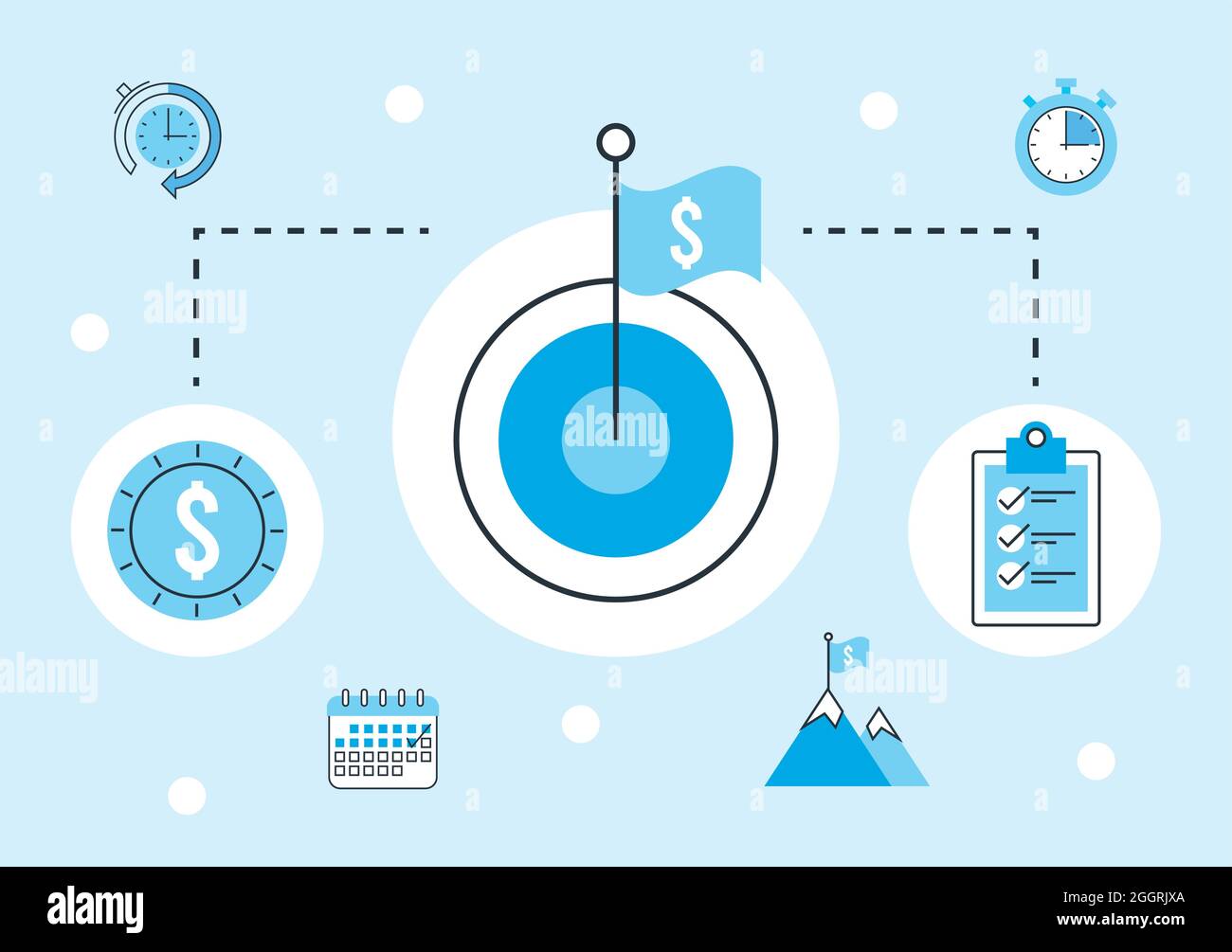 seven short term icons Stock Vector Image & Art - Alamy