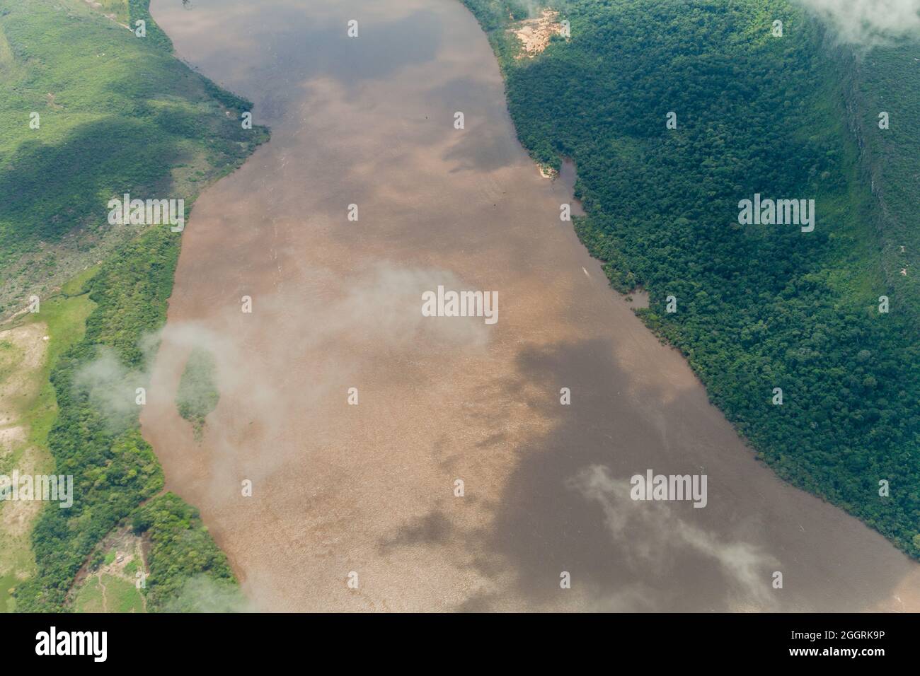 Aerial view of river Caroni in Venezuela Stock Photo - Alamy