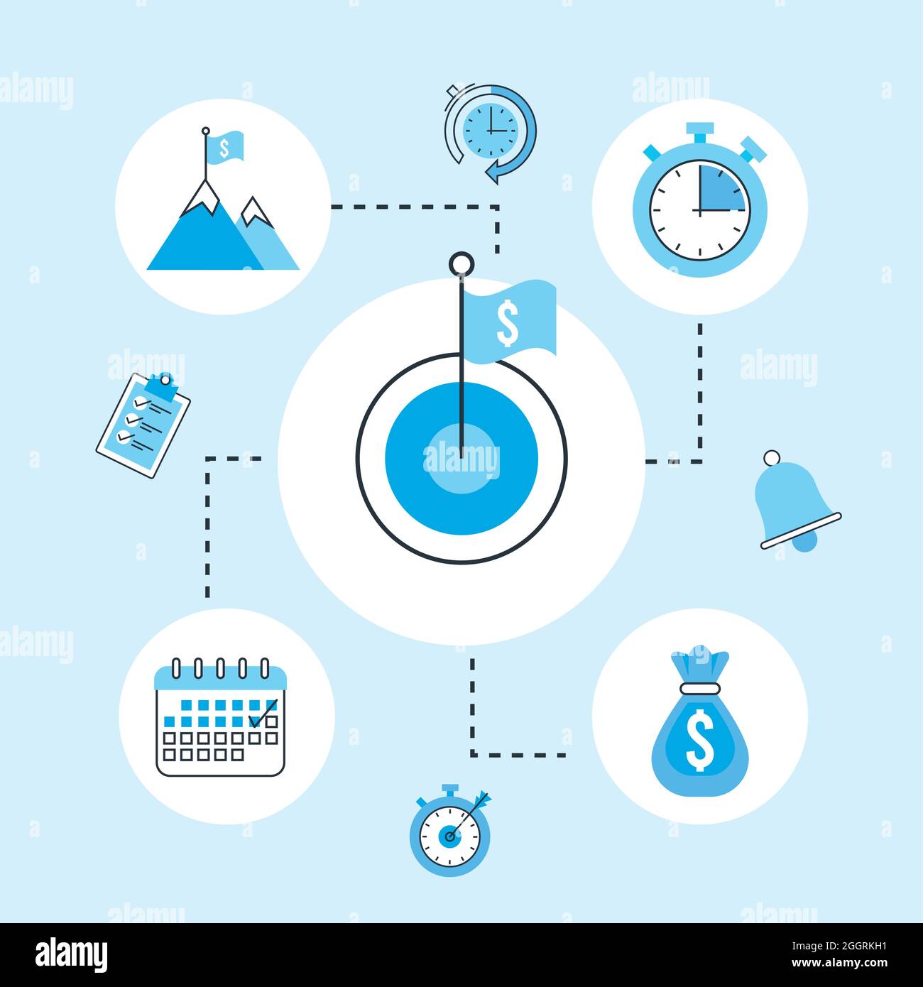 short term infographic Stock Vector Image & Art - Alamy