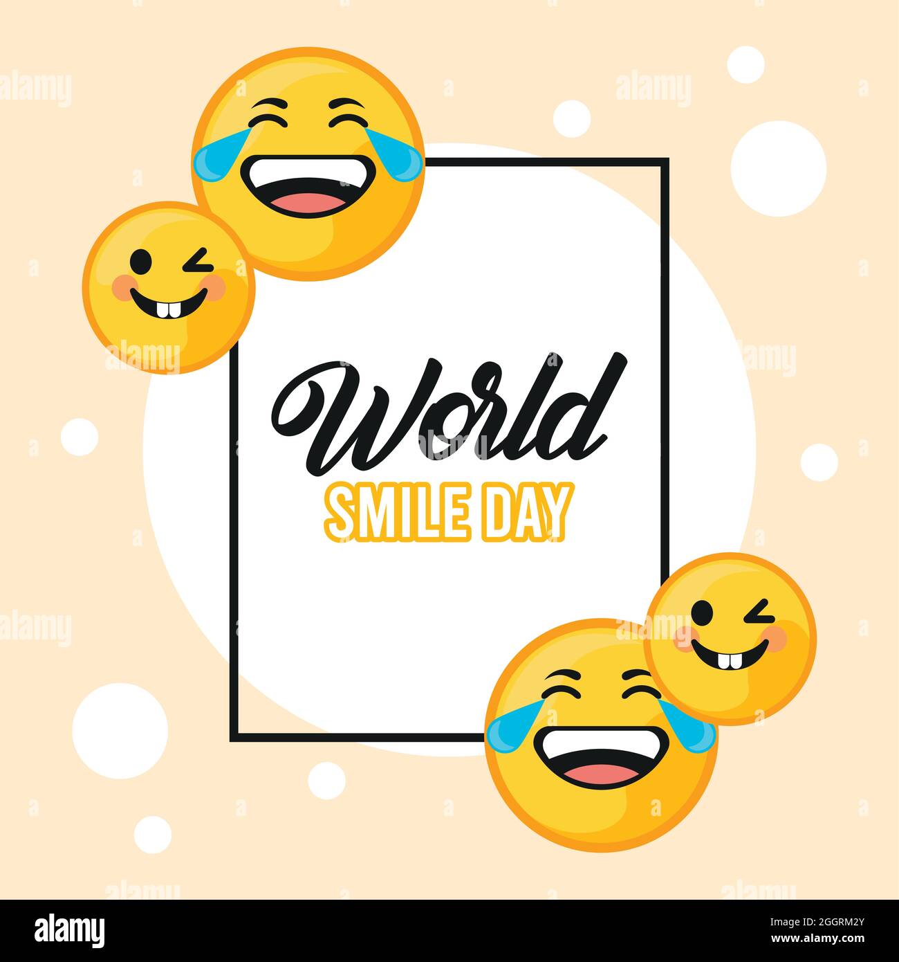 world smile day poster Stock Vector Image & Art - Alamy