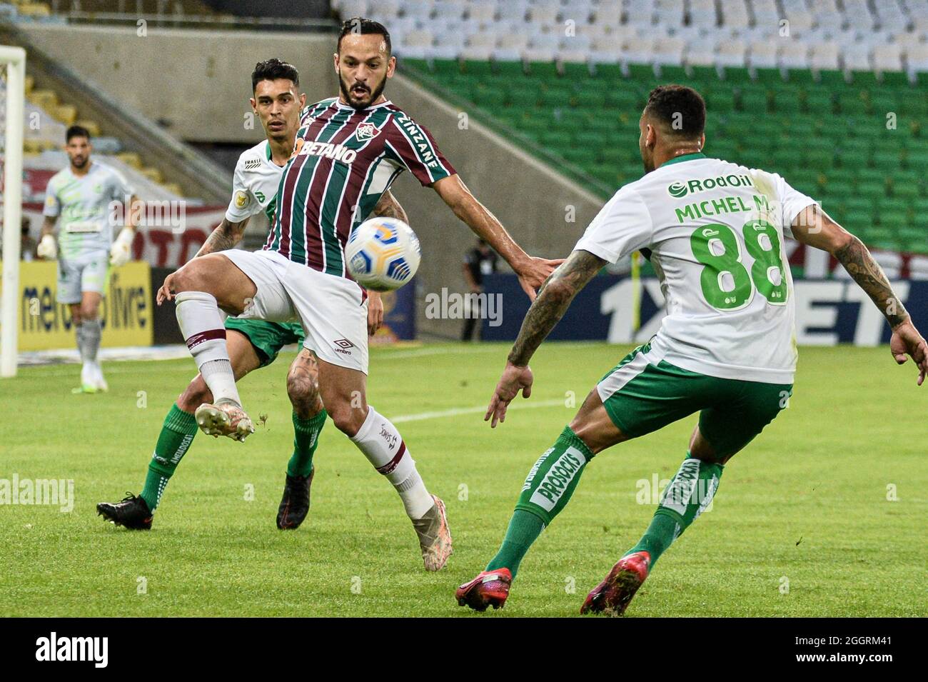 Rio De Janeiro, Brazil. 02nd Sep, 2021. During Fluminense x Juventude ...