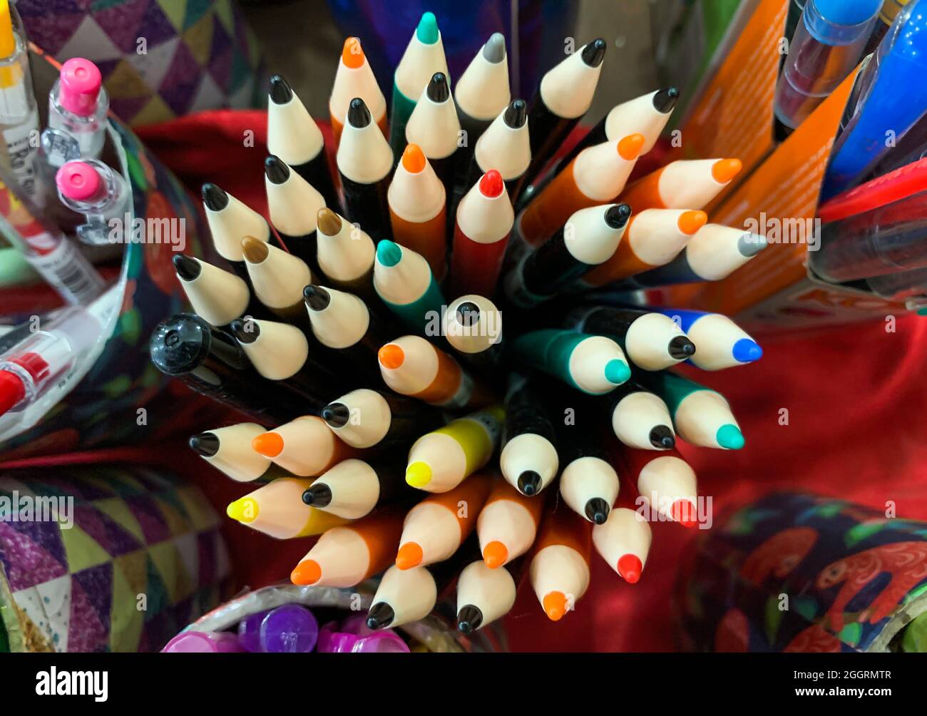Plastic pen collection on hi-res stock photography and images - Alamy