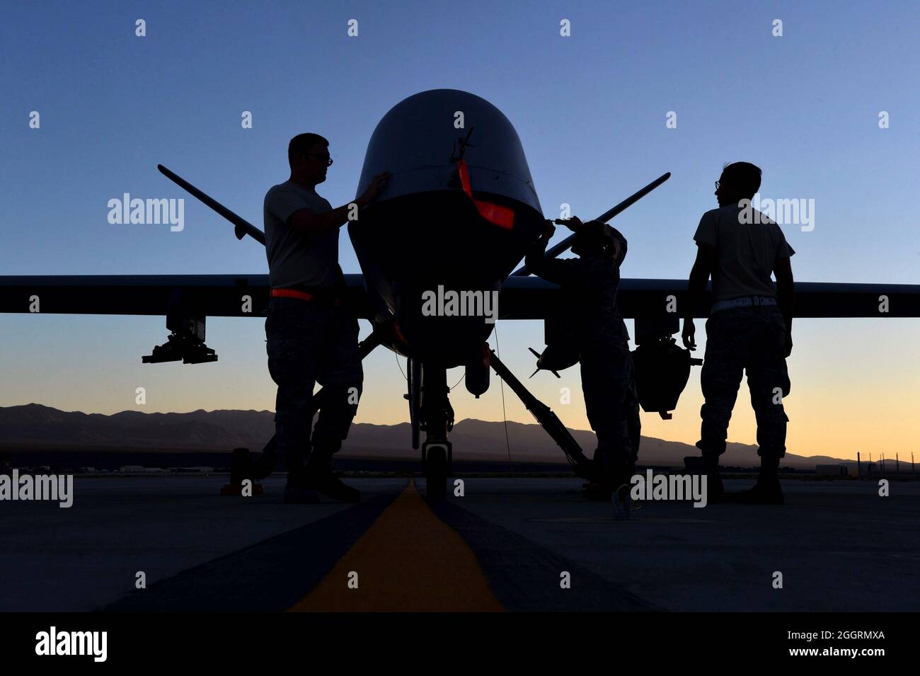 U.S. Air Force Airmen with the 432nd Aircraft Maintenance Squadron ...