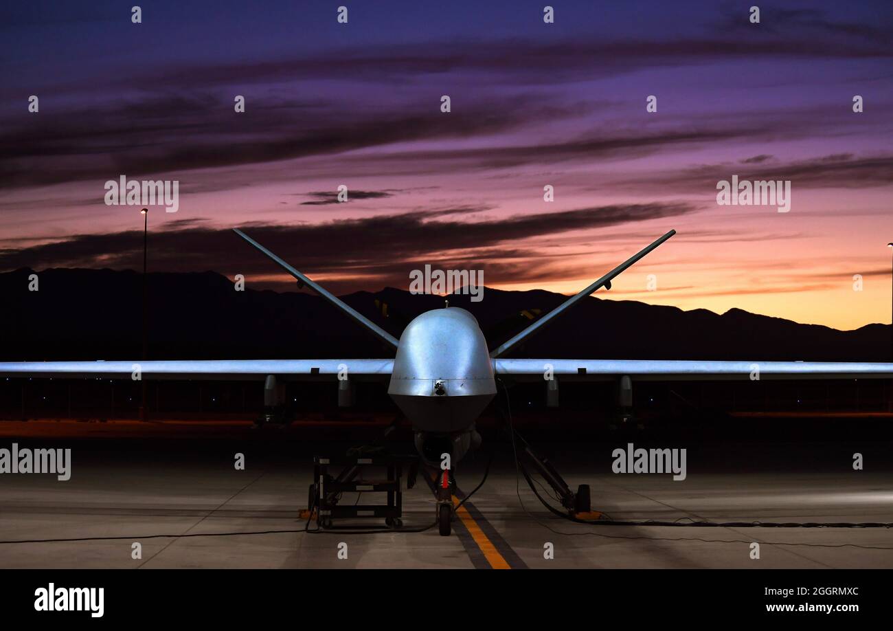 The U.S. Air Force General Atomics MQ-9 Reaper unmanned aerial vehicle ...