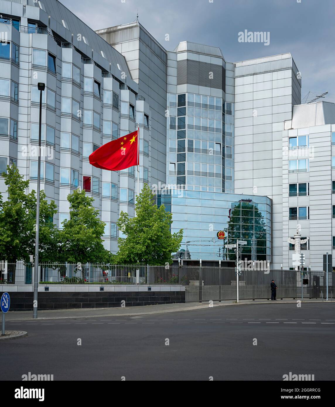 Chinese Embassy In Berlin Stock Photo - Alamy
