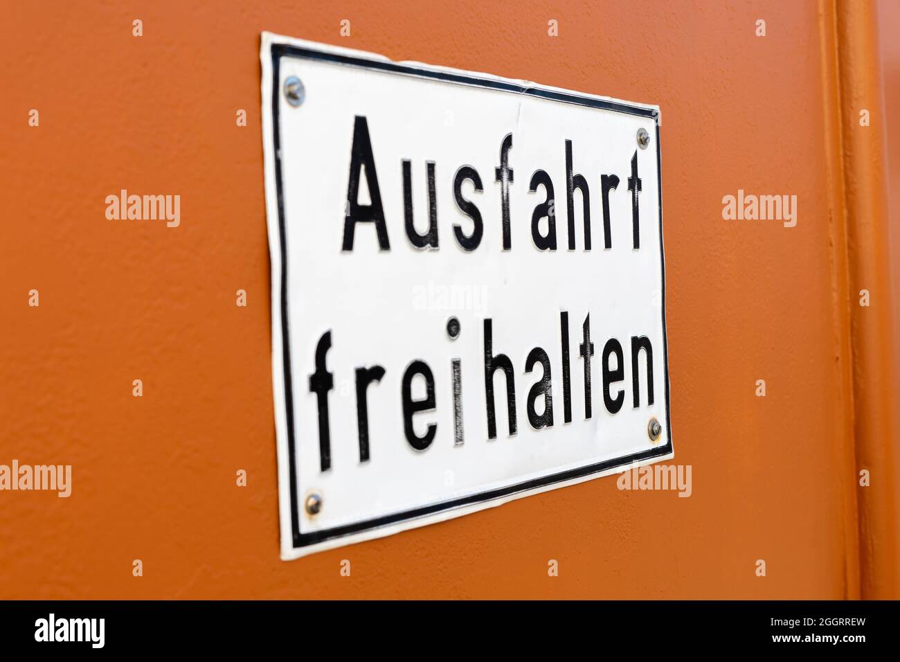 Ausfahrt sign exit sign germany hi-res stock photography and images - Alamy