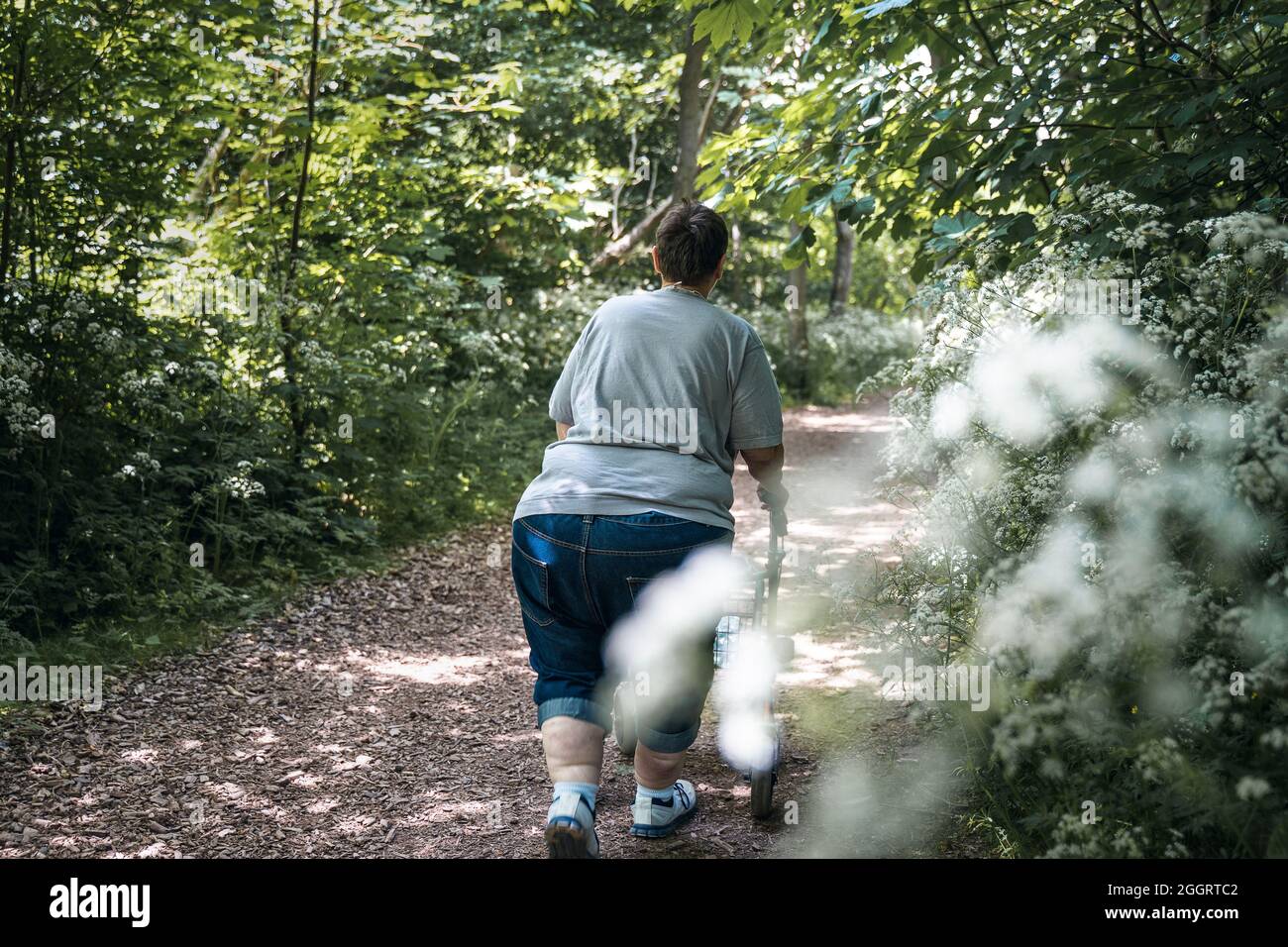 Overweight Woman Walking High Resolution Stock Photography and Images ...