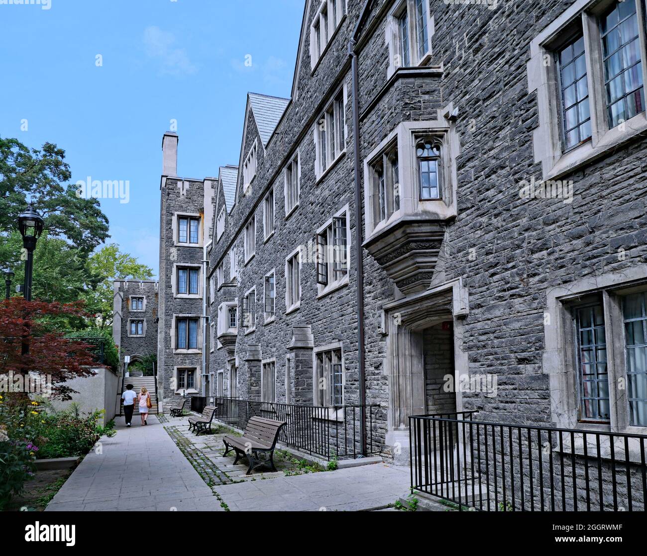 Toronto, Canada - August 31, 2021: Old gothic style stone building at ...