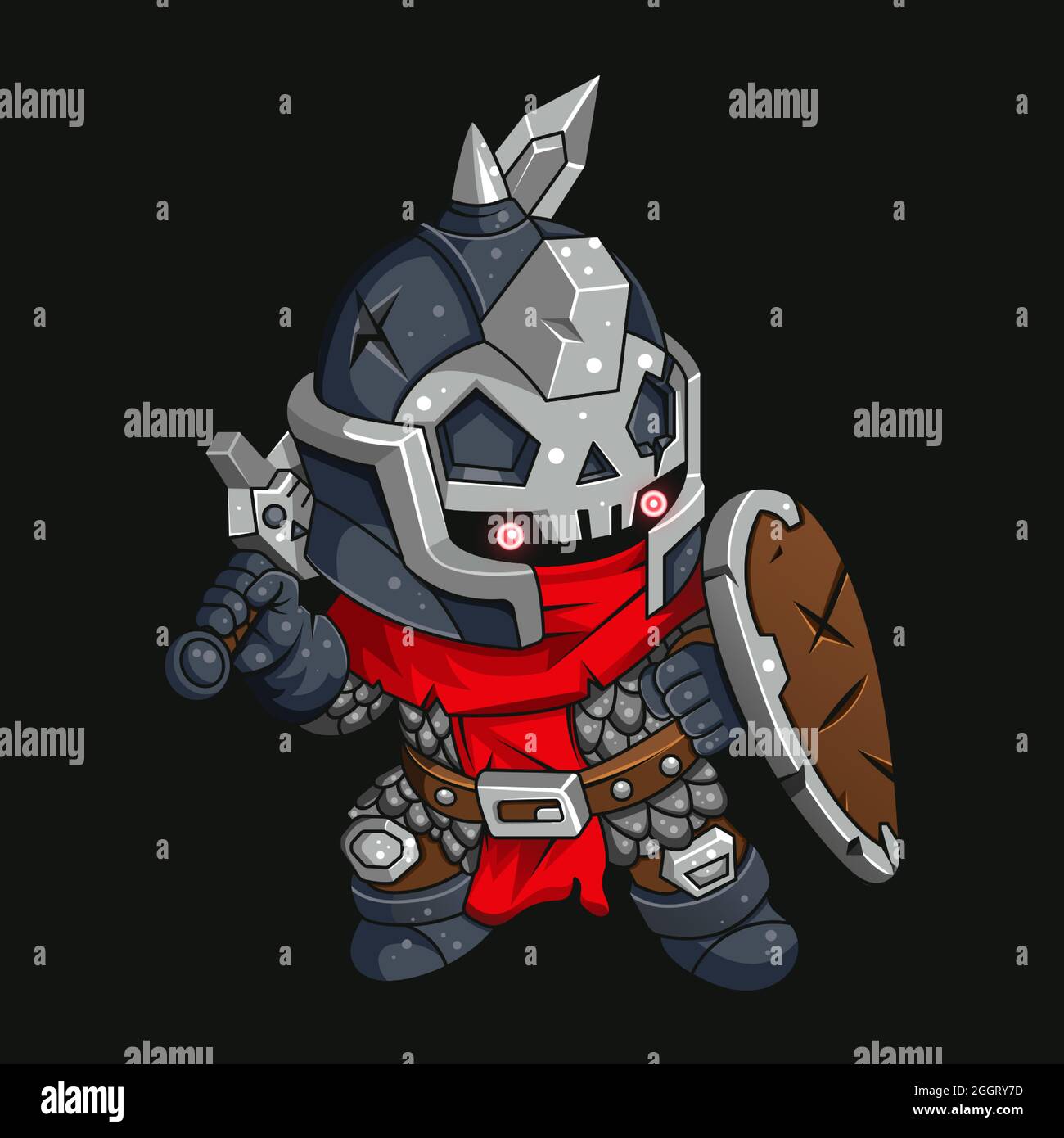 ILLUSTRATION OF BRAVE WARRIOR Stock Vector Image & Art - Alamy