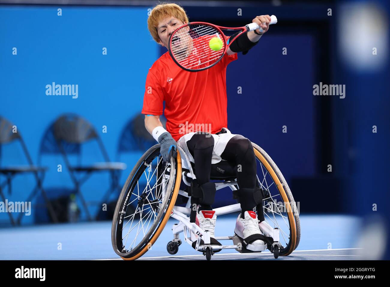 Tokyo, Japan. 3rd Sep, 2021. Koji Sugeno (JPN) Wheelchair Tennis : Quad ...