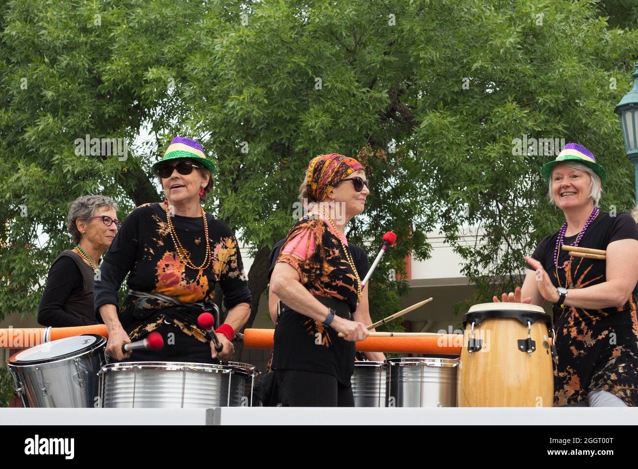 Women of Smiling Drum, a drumming group, performing at the Minnesota State Fair Stock Photo - Alamy