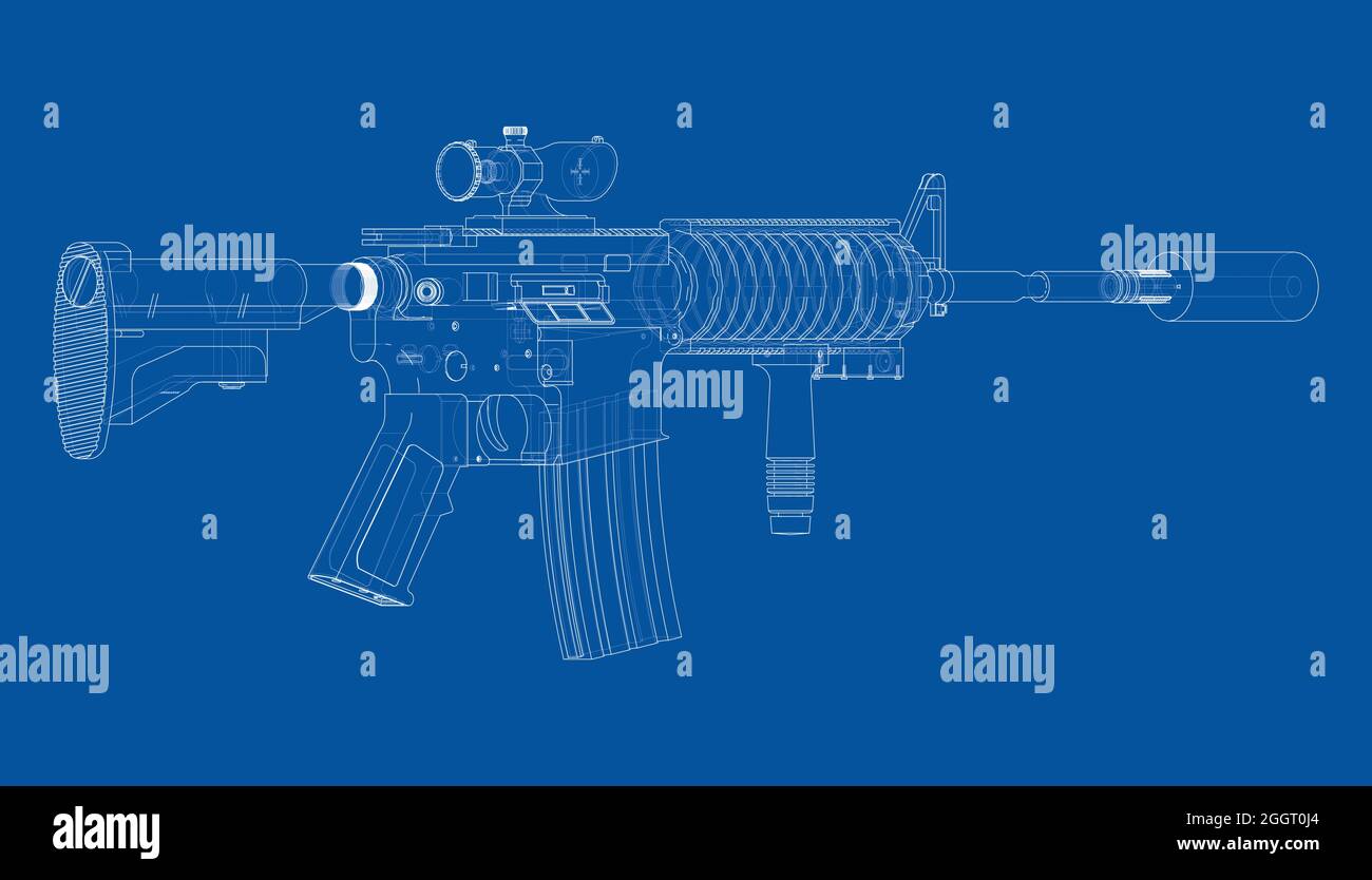 Army weapons. Vector Stock Vector Image & Art - Alamy