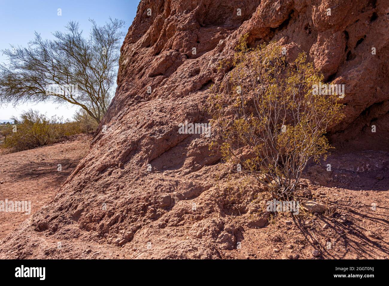 Hole in the Rock is a geological formation at Papago Park located in ...