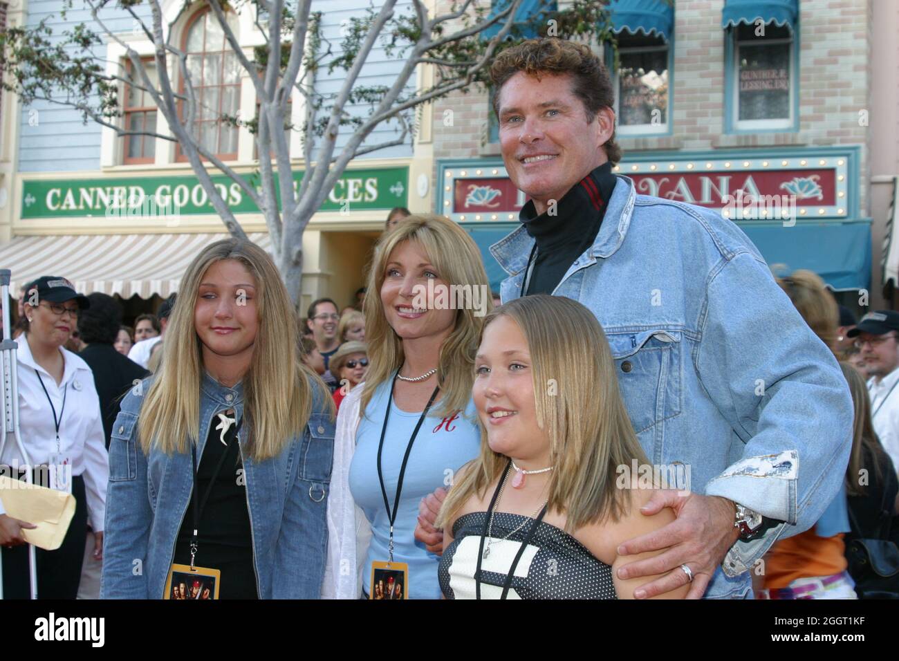David Hasselhoff and Family 06/28/03 "Pirates of the Caribbean: The ...