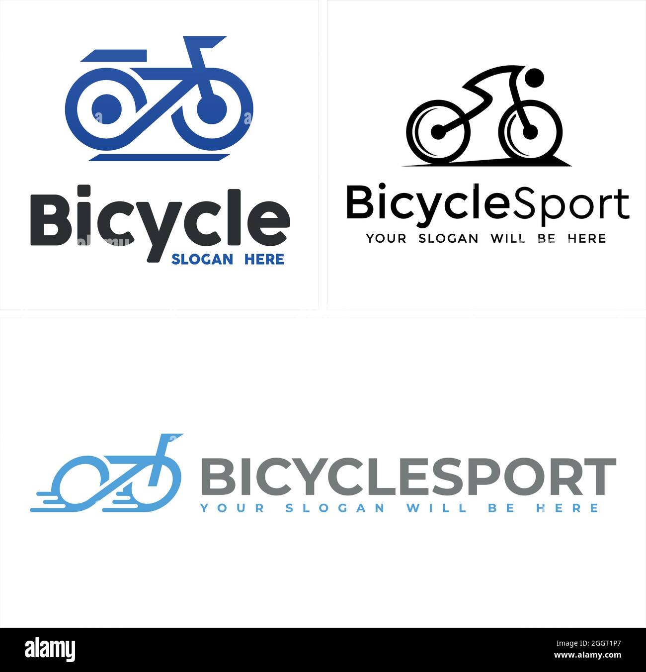 Bicycle sport logo design Stock Vector Image & Art - Alamy