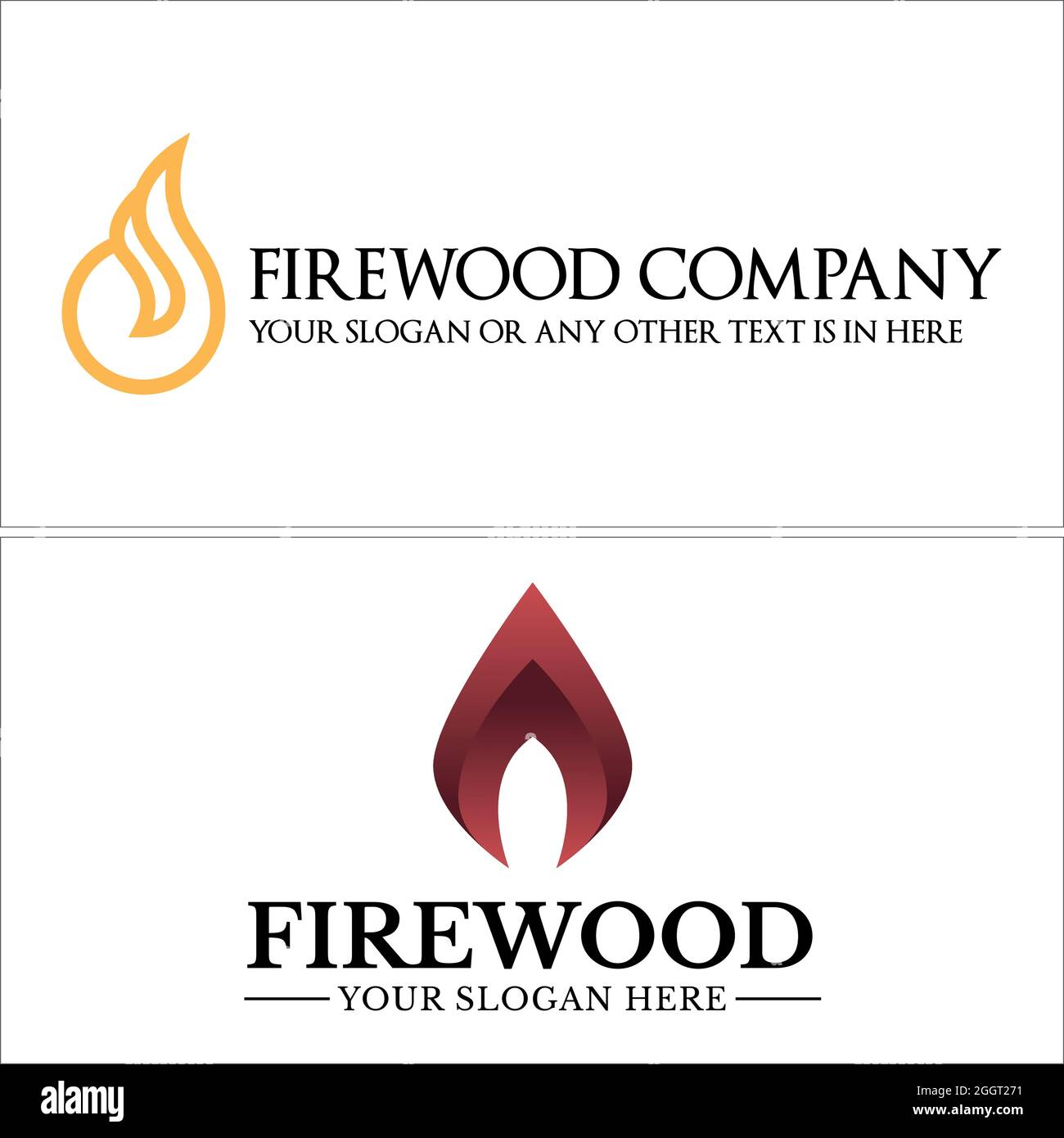 Business company with fire icon logo design Stock Vector Image & Art ...