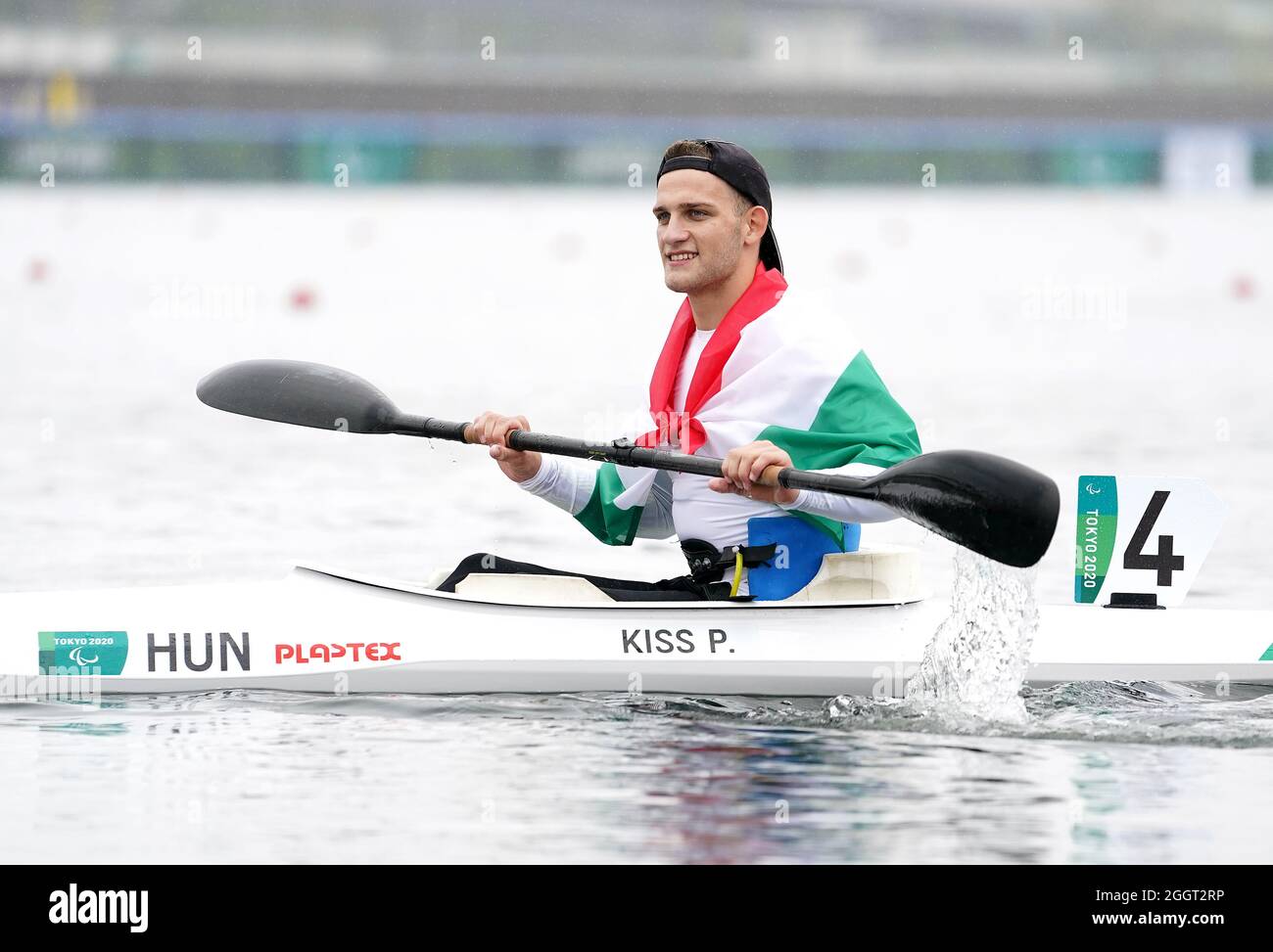 Hungry's Peter Kiss celebrates winning the gold medal in the Men's ...