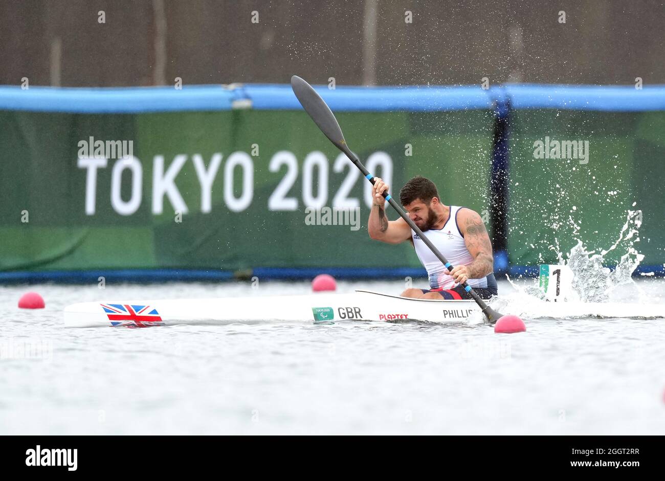 Great Britain's David Phillipson competes in the Men's Kayak Single ...
