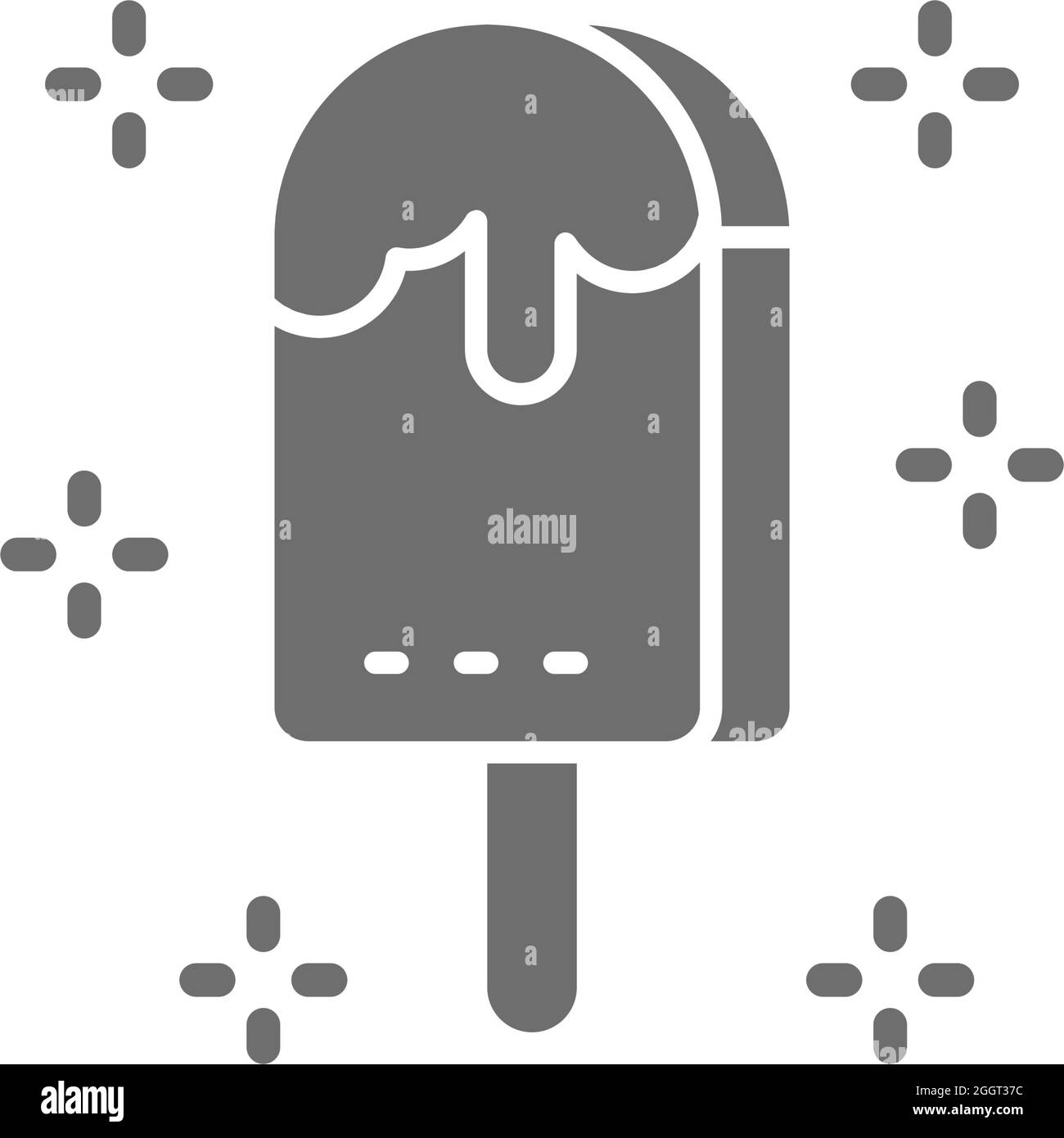 Milk chocolate grey background Stock Vector Images - Alamy