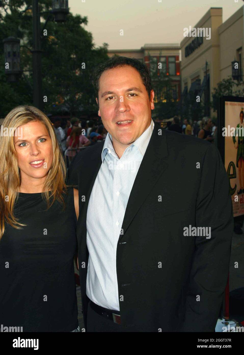 Jon Favreau, Joya (wife) 10/26/03 "Elf" Special Screening at The Grove ...