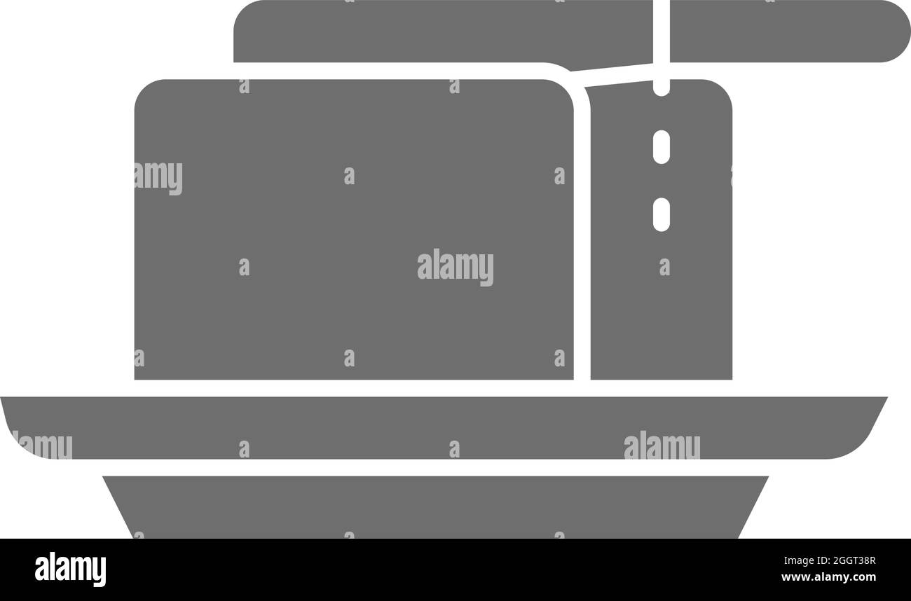 Icon butter dish knife Cut Out Stock Images & Pictures - Alamy