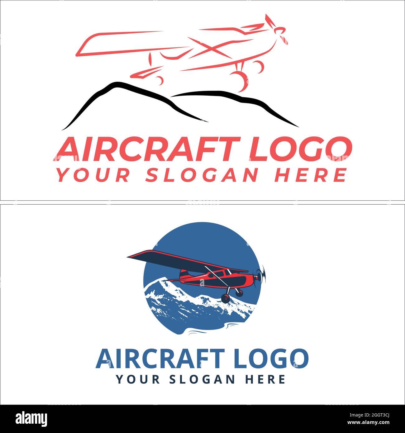 Aviation aircraft airline travel aviation logo design Stock Vector ...