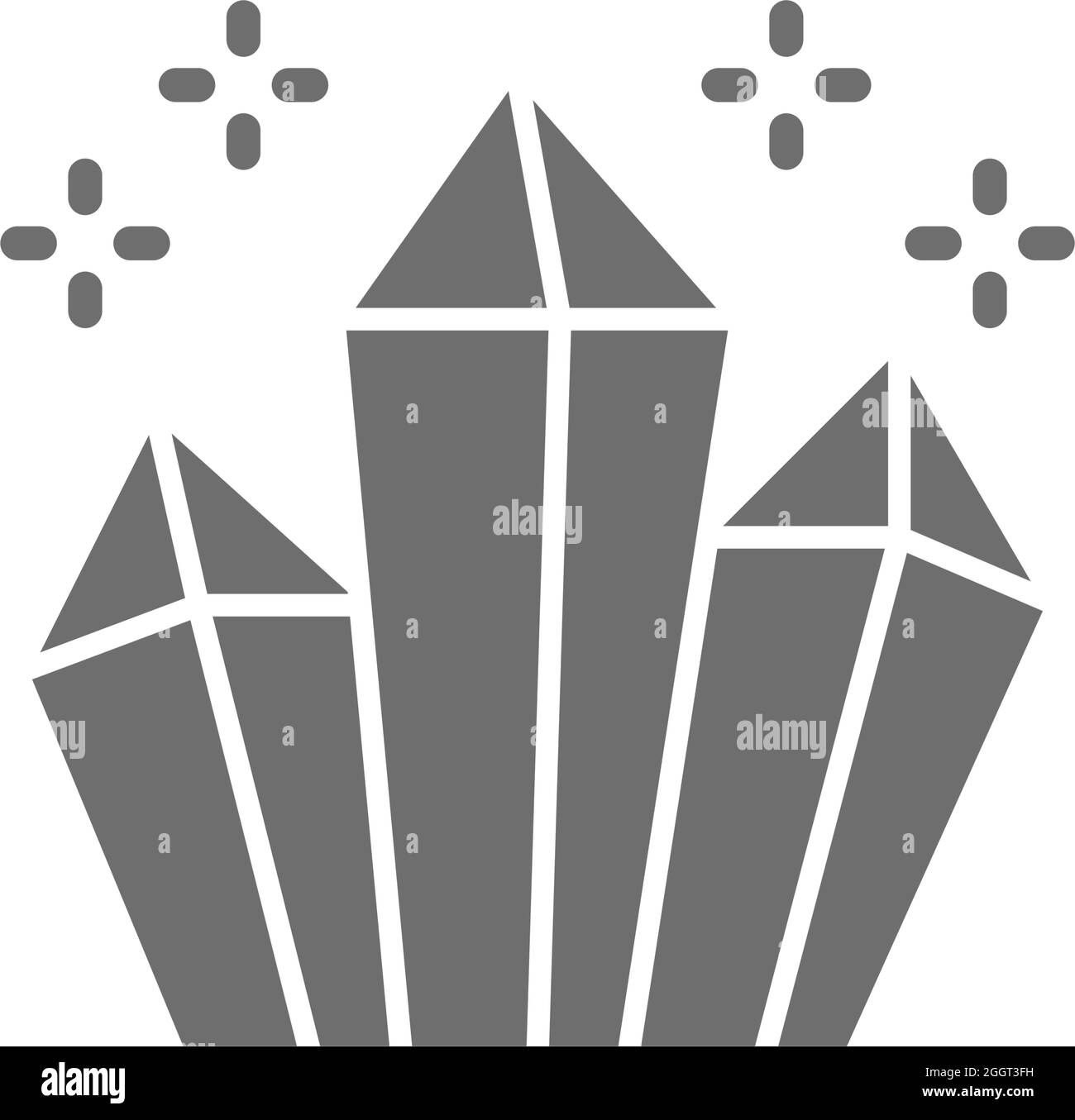 Cartoon crystals Black and White Stock Photos & Images - Alamy