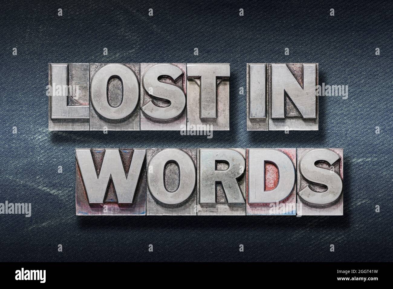 Lost for words hi-res stock photography and images - Alamy