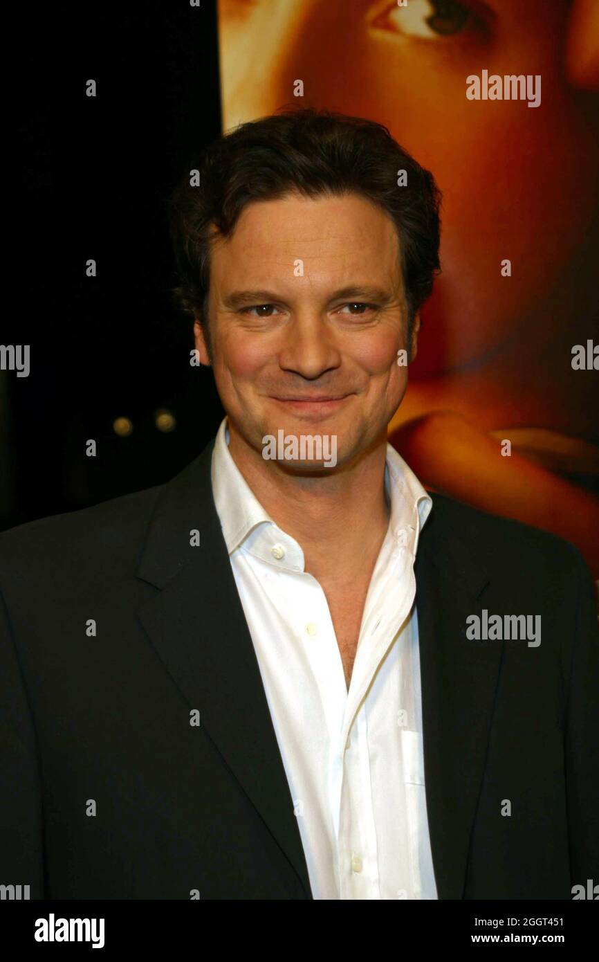 Colin Firth 12/10/03 GIRL WITH A PEARL EARRING at The Academy of Motion ...