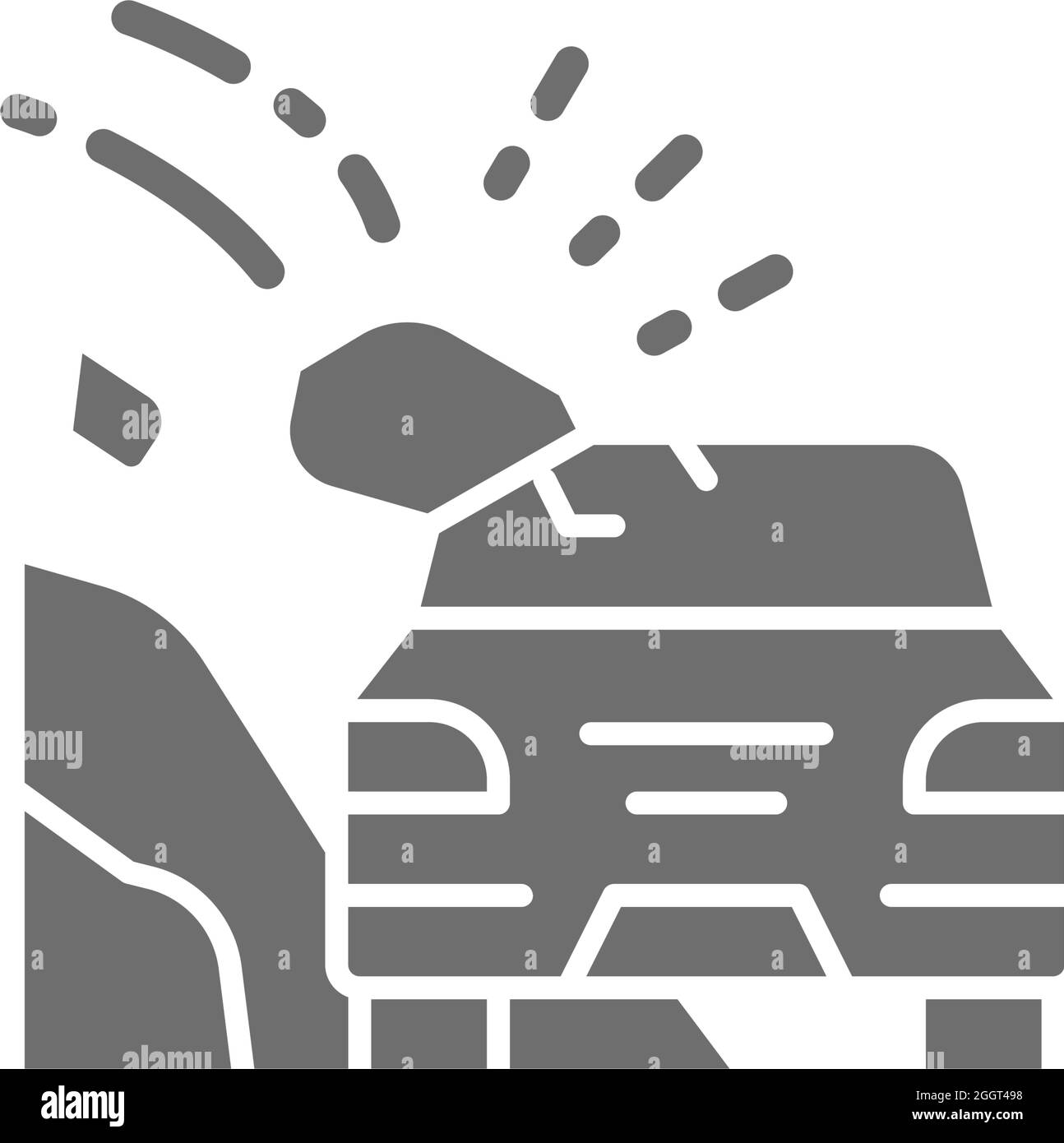 Collapsed disaster Stock Vector Images - Alamy