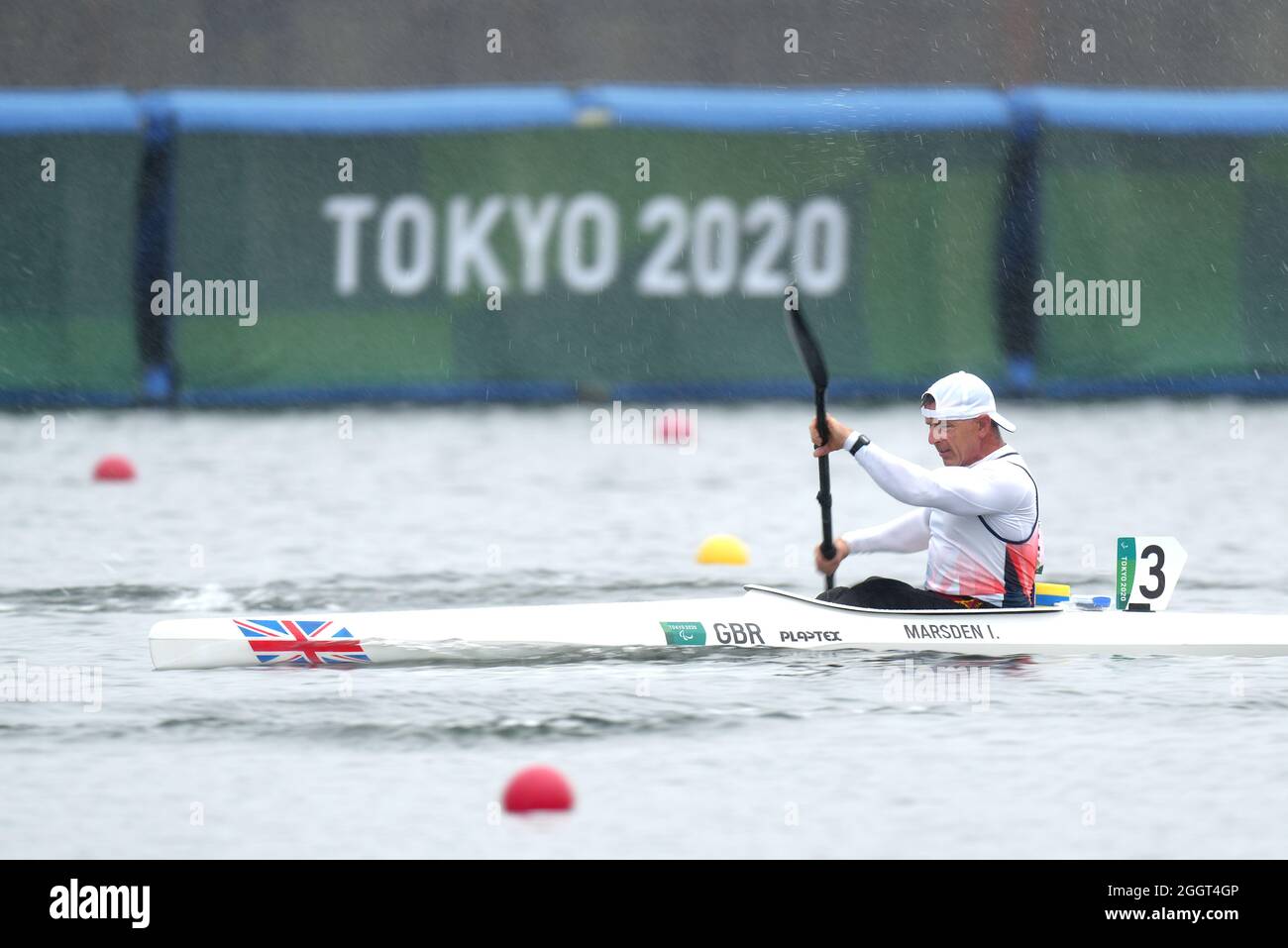 Great Britain's Ian Marsden competes in the Men's Kayak Single 200m ...