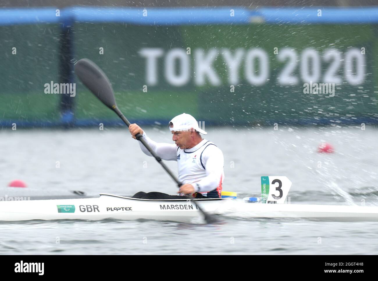Great Britain's Ian Marsden competes in the Men's Kayak Single 200m ...