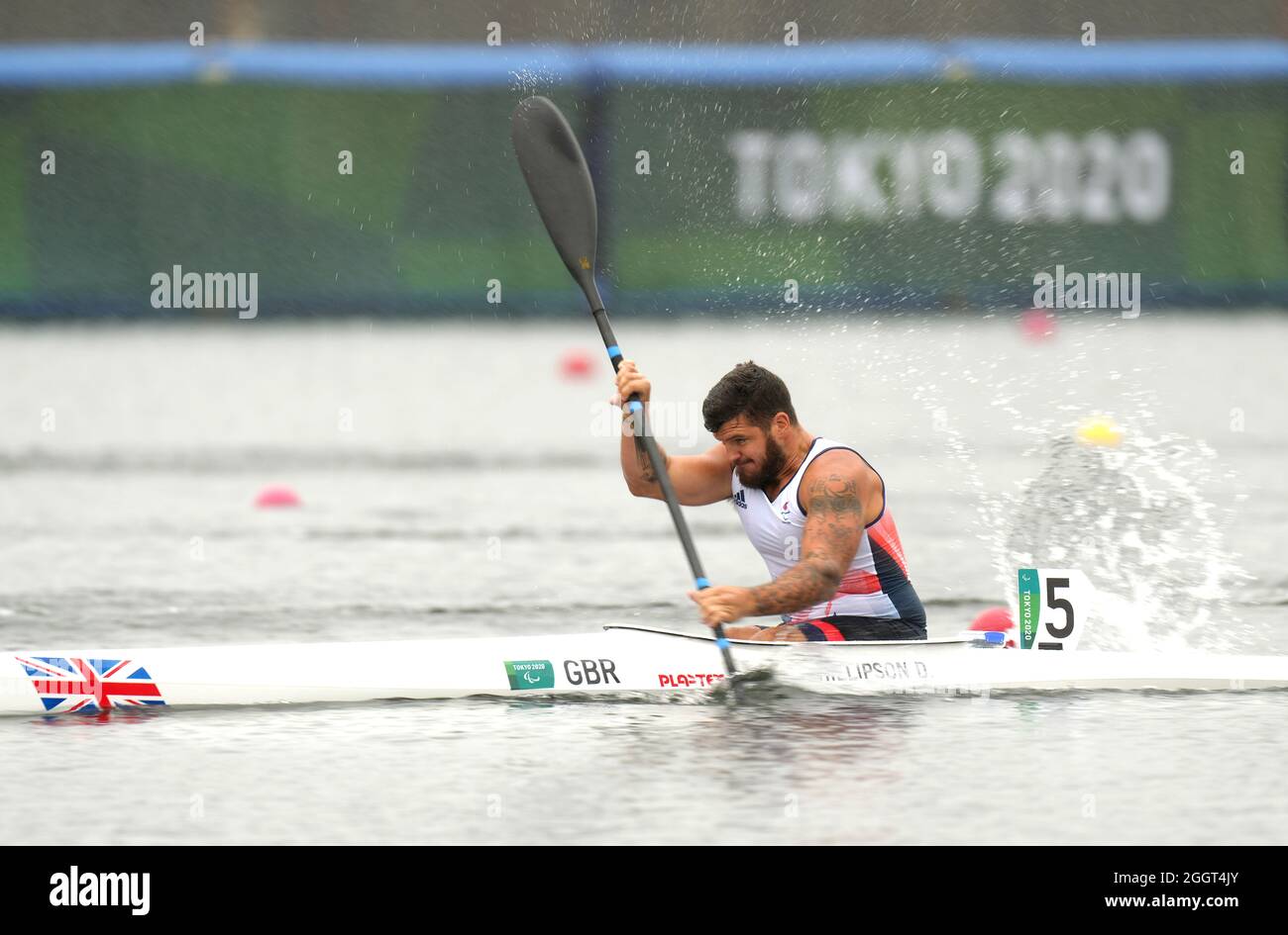 Great Britain's David Phillipson competes in the Men's Kayak Single ...