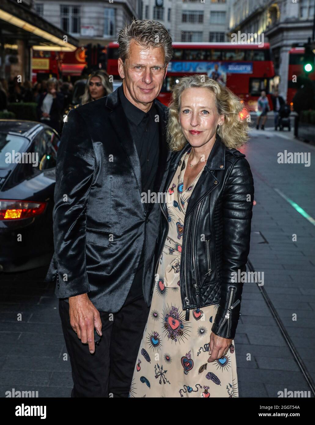 London, UK. 02nd Sep, 2021. Andrew Castle and Sophia Castle attend the ...