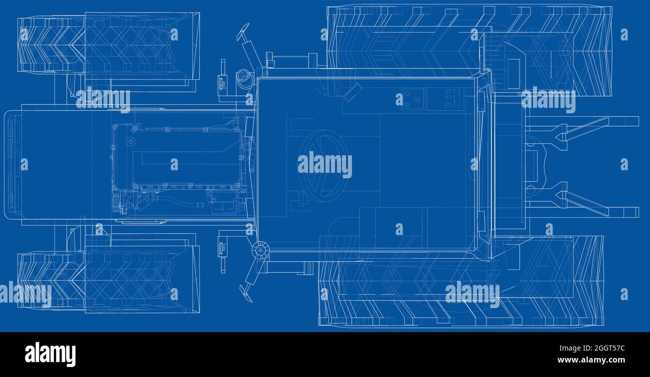 Farm Tractor Concept. Vector Stock Vector Image & Art - Alamy