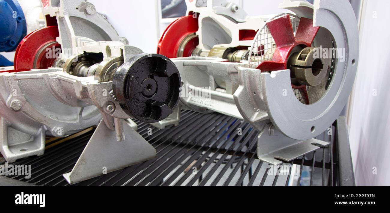 screw pump for industrial equipment ; engineering background Stock ...