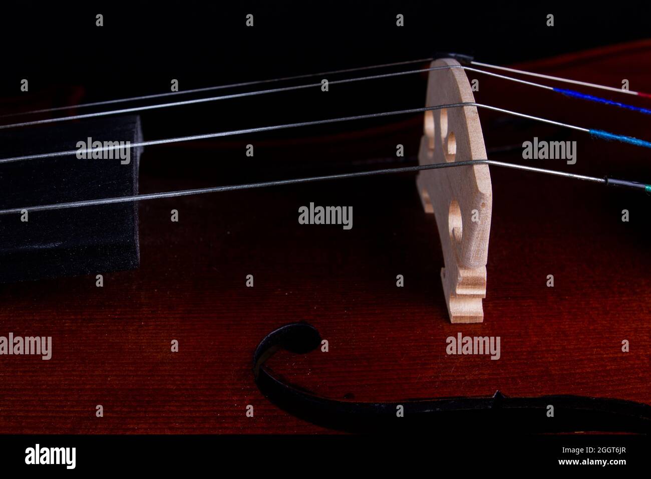 Violin bridge hi-res stock photography and images - Alamy