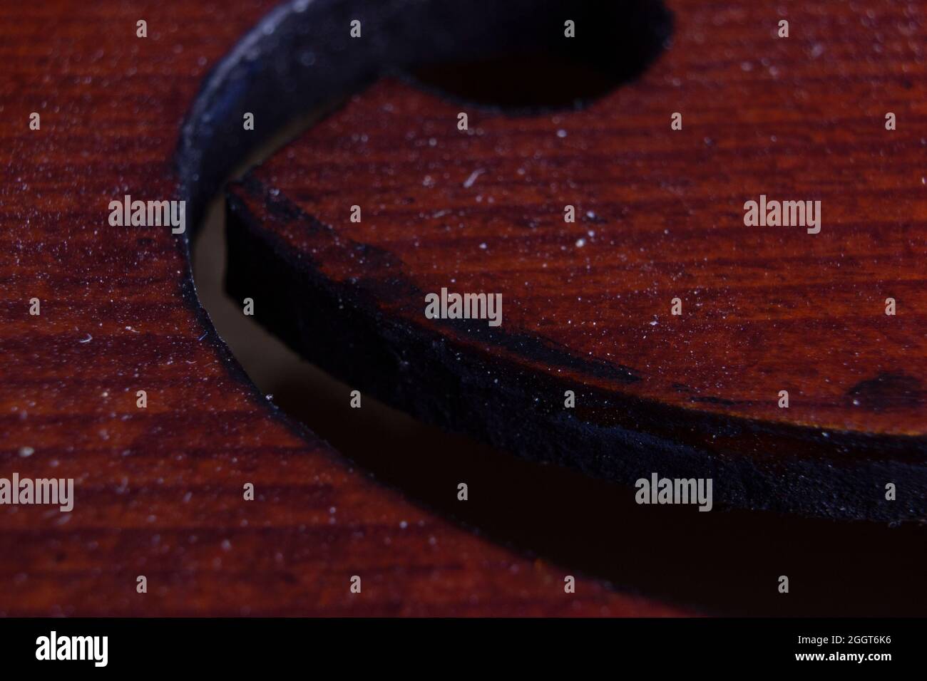 VIOLIN F HOLE Stock Photo - Alamy