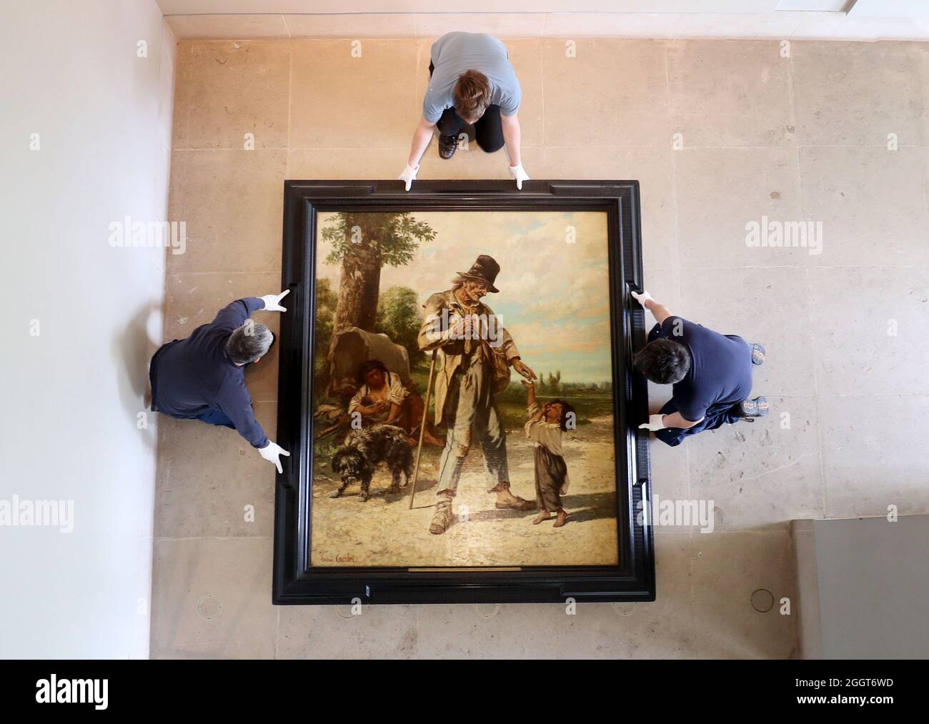 One most recognisable paintings burrell collection hi-res stock ...