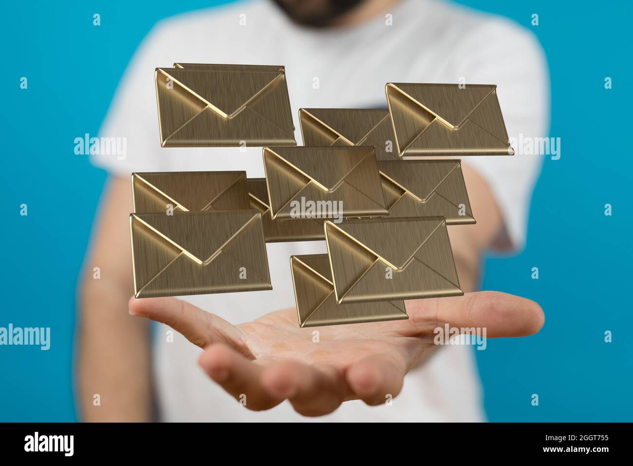 Message Online Chat Social Text Concept Stock Photo - Alamy