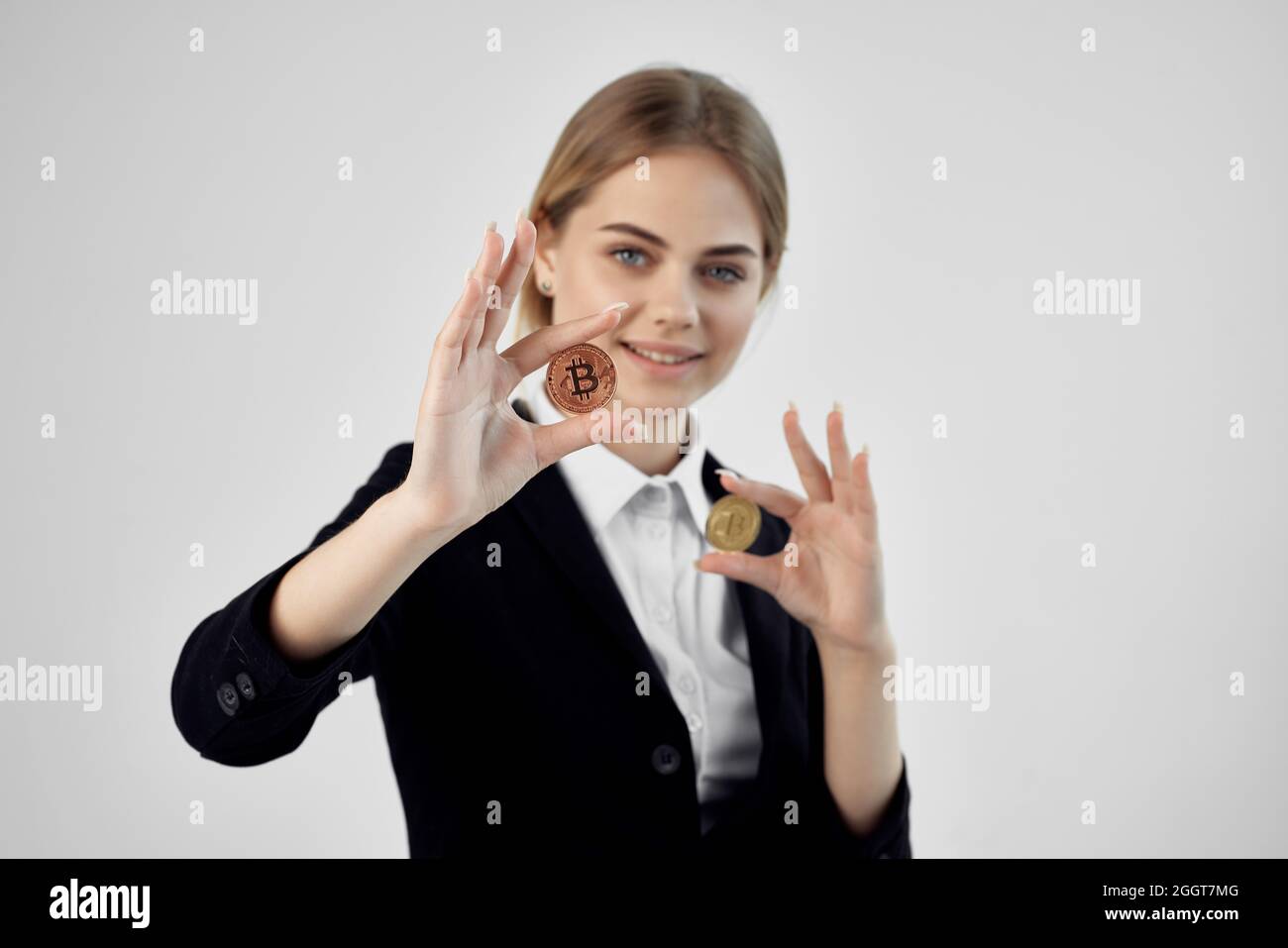 financier virtual money economy isolated background Stock Photo - Alamy